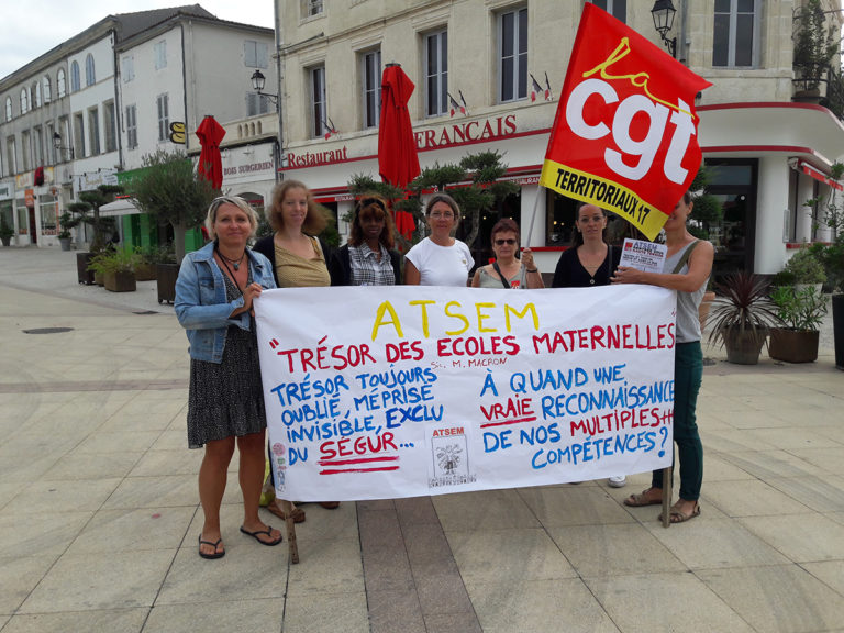 Surgères : les Atsem toutes mobilisées pour une meilleure ...