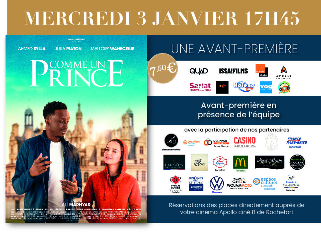 Gagnez vos places pour l’avant-première du film « Comme un prince » ! – HELENE FM